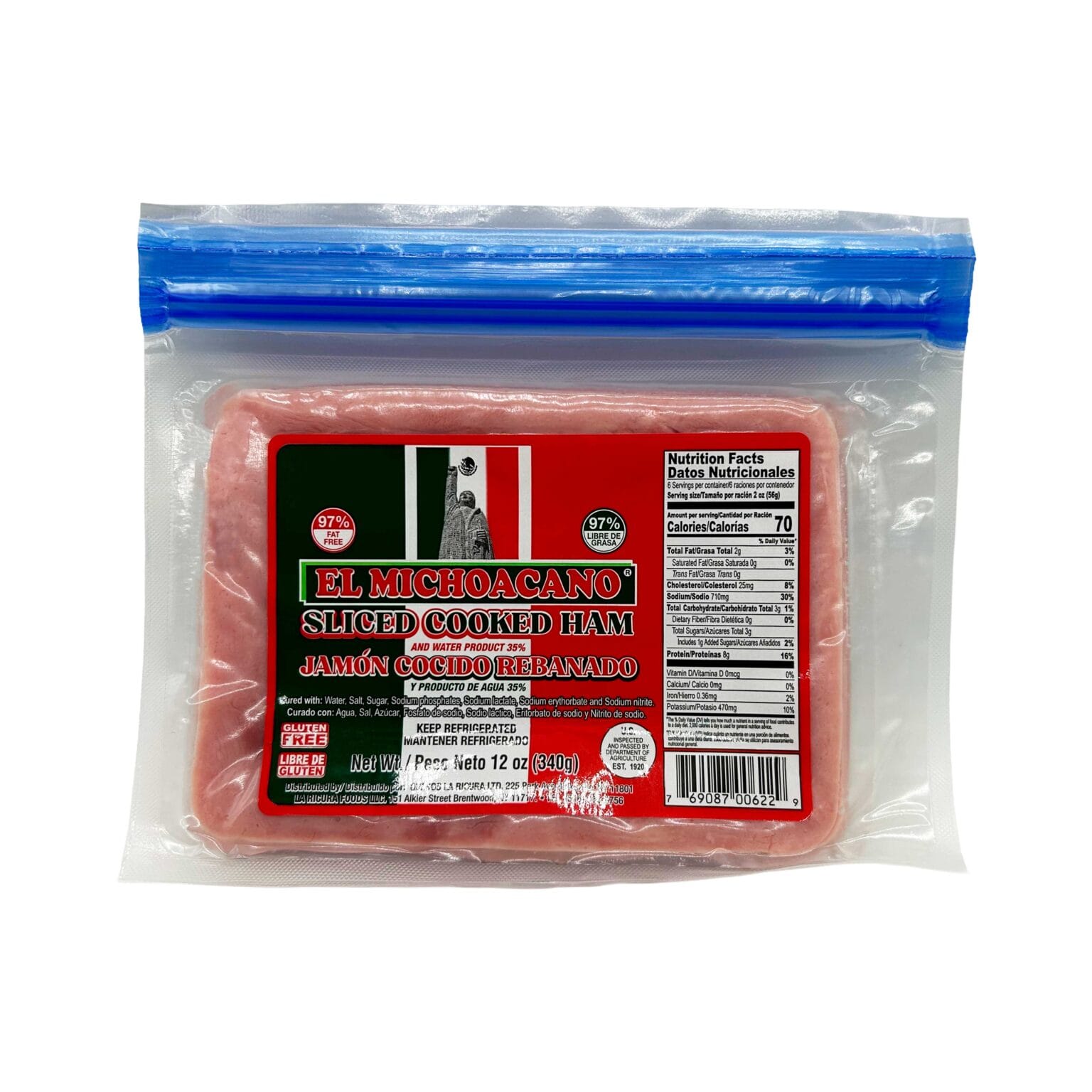 El michoacano jamón cocido rebanado | quesoslaricura